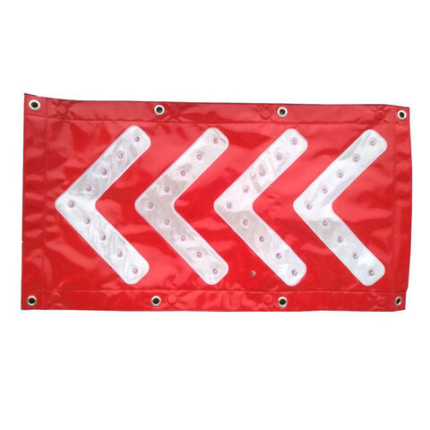 Traffic Road Safety Warning Flashing Arrow Direction Sign Led Arrow ...