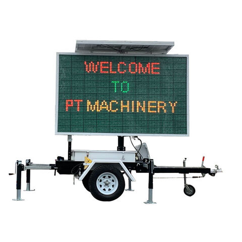 Road Traffic Sign Board Full Color Outdoor Digital Signboard Outdoor ...