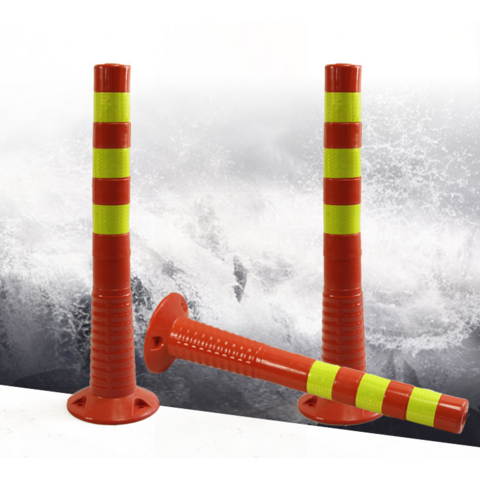 Buy Wholesale China 750mm Height Plastic Bollard Tpu Flexible Traffic ...