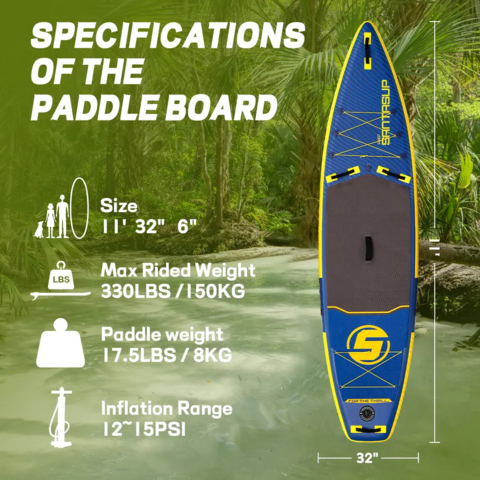 Dropshipping High Quality Inflatable Surf Sup Stand Up Paddle Board ...