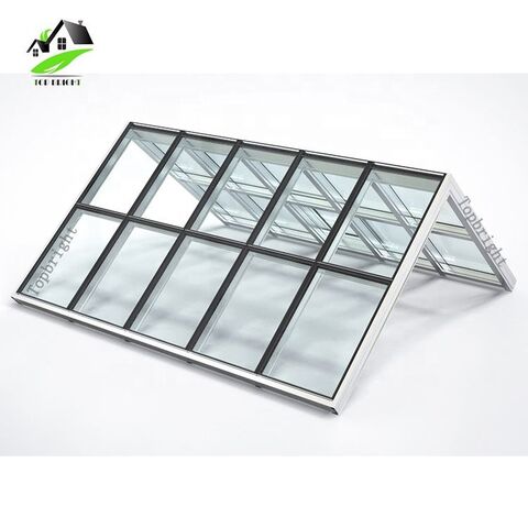 Garden Roofing Large Outward Rooftop Aluminum Windows Cover Artificial ...