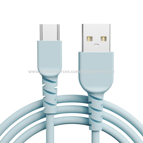Buy Wholesale China Hot-selling 2.4a Tpe Blue Usb A To Usb C Male Cable ...
