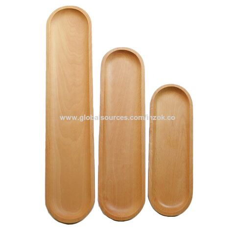 Wholesale Bamboo Serving Trays Small Bamboo Counter Vanity Tray Home ...