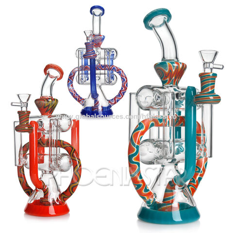 Buy Wholesale China 2023 New Hot Phoenix Star Glass 11 Inches Oil Dab Rig Recycler Bongs Bubbler ...