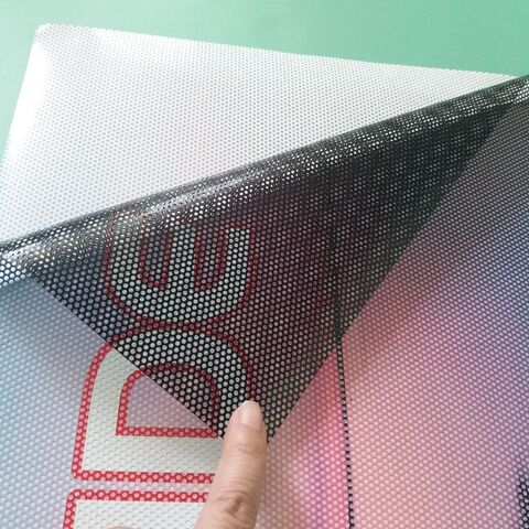 Buy Wholesale China Perforated Vinyl Sticker Used For Car/bus/van ...