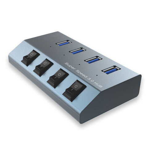 Buy Wholesale China Oem Factory Price Aluminum Usb3.0 4-port Hub With ...