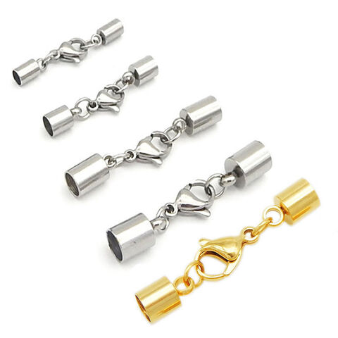 Buy Wholesale China Custom Stainless Steel Silver Jewelry Findings Gold ...