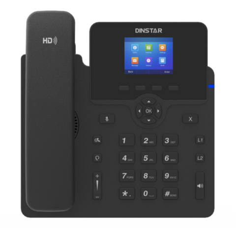 Buy Wholesale China 2 Sip Phone Poe C62g Dinstar Psu Color Desk Wall ...