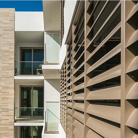 Buy Wholesale China Aluminum Louver Window Panels Shutters Decorative ...