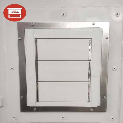Fixed Manual Motorized Aluminum Glass Shutter Window Safety Ventilation ...