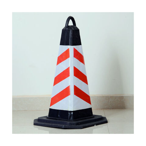Buy Wholesale China Road Cones H900mm Eva Black Body Foam Square Cone ...