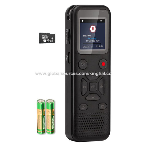 Buy Wholesale China 72gb Digital Voice Recorder With Playback Password ...