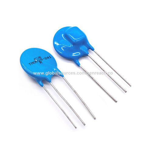 3pin 3 Terminal 14mm Tmov Tmov14d 20d 32d Metal Oxide Varistor Zinc ...