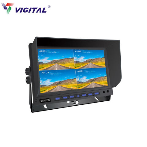 7" Hd Digital Screen Roof Mount Flip Down Monitor / Car Ceiling Mount ...