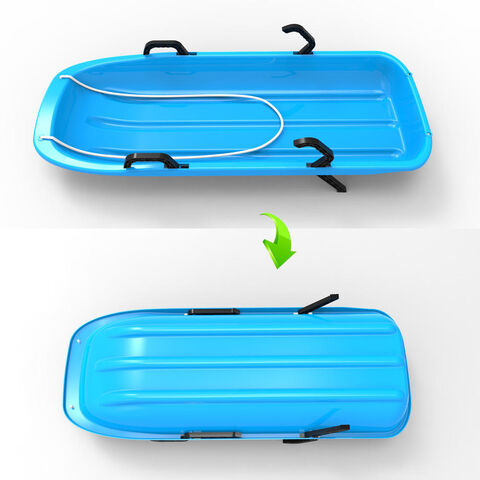 Buy Wholesale China Snow Sleds Luge Classic Green Plastic Double Seat ...