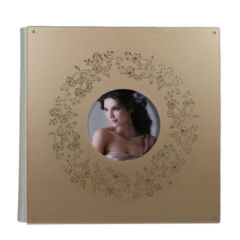 Refillable Scrap Book Photo Albums Gold Color Acrylic Wedding Photo ...