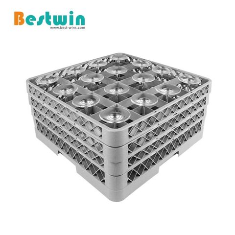 Buy Wholesale China Plastic 16-compartment Commercial Wine Glass Rack ...