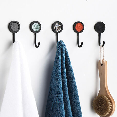 Buy Wholesale China Black Towel Hook Bathroom Bedroom Robe Living Room ...