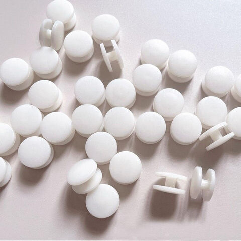 Plastic Two Parts White Clip Snap Button, White Resin Plastic Clip Snap ...