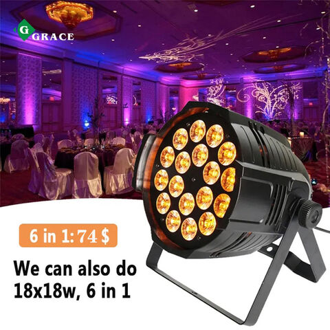 Buy Wholesale China Grace 18*10w Rgbwauv 6in1 Led Par Can Indoor Par ...