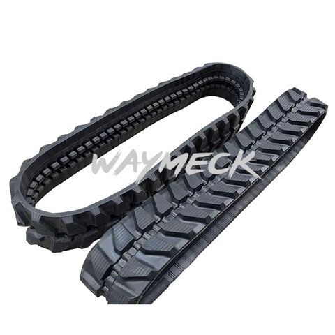 China Small Mini Excavator Spare Parts Track Rubber Steel Track ...