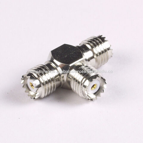 Buy Wholesale Taiwan T Type 3*mini Uhf Female Rf Adaptor Rf Connector ...