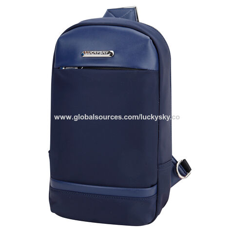 Buy Wholesale China Factory Blue Men's Waterproof Shoulder Sling Bag ...