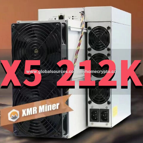 Buy Wholesale China Xmr Antminer X5 212k Blockchain Miners Scrypt Algorithim L7 9050mh Bitmain ...