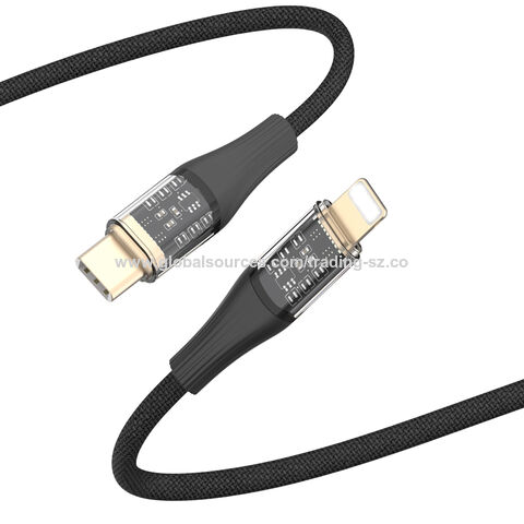 Buy Wholesale China Factory Price High Quality Braided Clear Usb-c ...