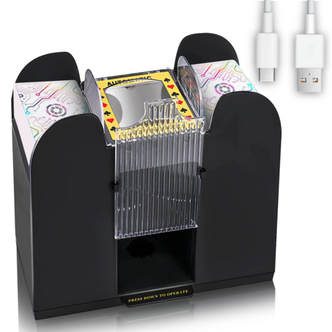 Buy Wholesale China 6 Decks Card Shuffler, Usb-c/battery-operated ...