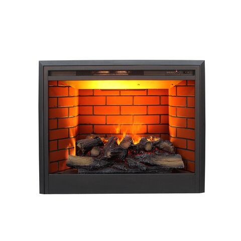 Electric Water Vapor Fire Steam Fireplace Heater Lnsert Firebox 26 Inch ...
