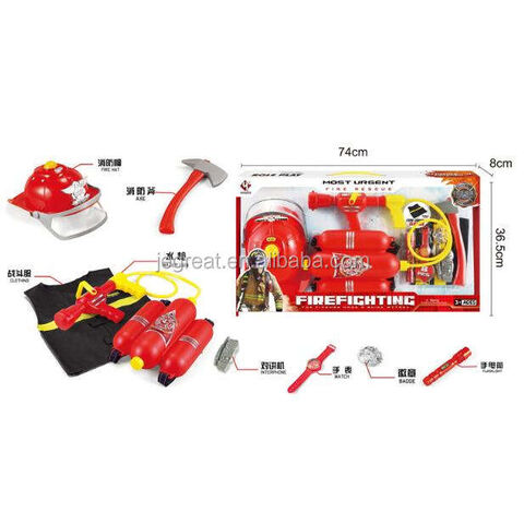 Buy Wholesale China 8pcs/set Fireman Gear Firefighter Costume Role Play ...