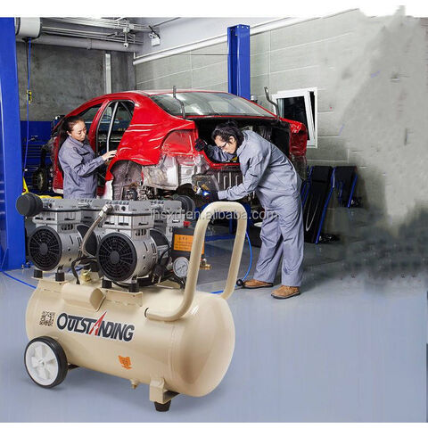 Large Oil-free Silent Air Compressor Painting Of Woodworking Air Pump ...
