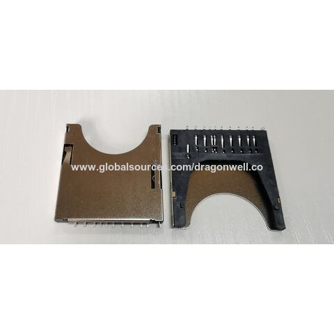 Buy Wholesale China Factory High Quality Black Sd Card Connector H:2 ...