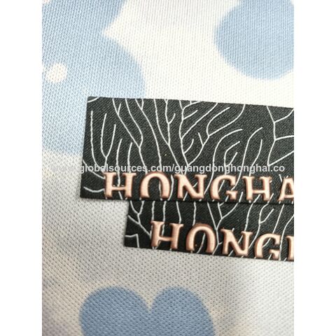 Buy Wholesale China High Frequency Woven Label Debossed/embossed Oem ...