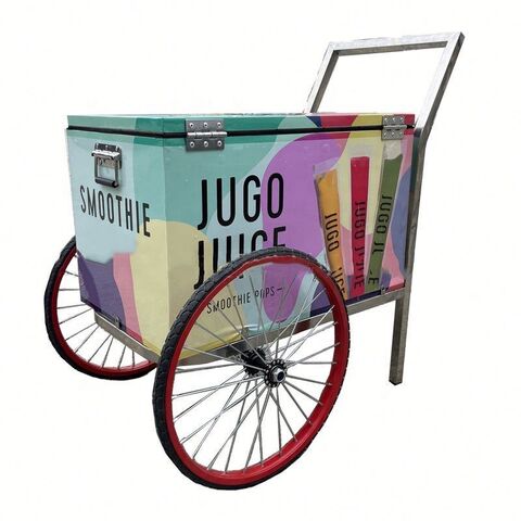 Buy Wholesale China Popsicle Ice Cream Cart 3 Wheel Cold Drink Cooler ...