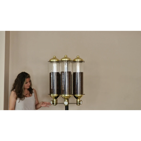 Best Rotating Coffee Bean Dispenser Silo, Commercial Coffee Dispenser ...