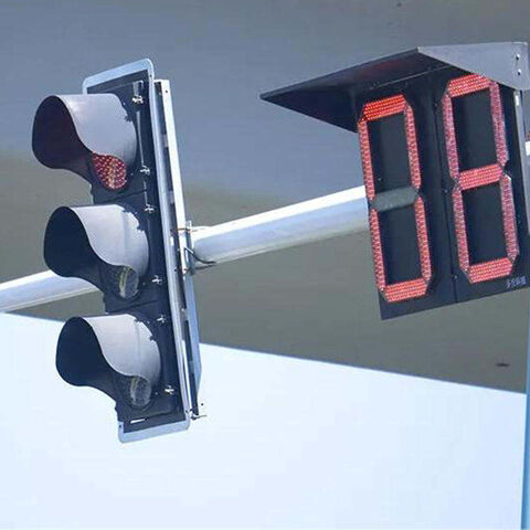 Buy Wholesale China Pbw 800*600mm Countdown Timer Led Traffic Light Red ...