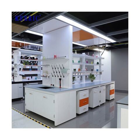 Lab Furniture Chemistry Operation Desk Table Laboratory Workbench With ...