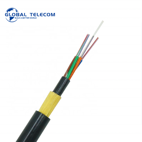 Buy Wholesale China Fiber Optic Cable Adss 12 24 48 Core Aerial Single ...