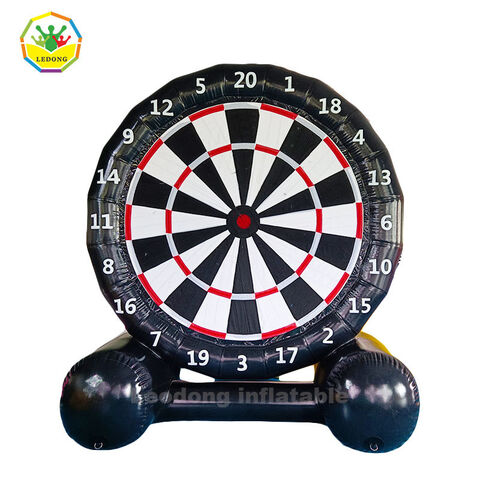 Round Inflatable Soccer Dartboard/football Dart Board/human Dart For ...