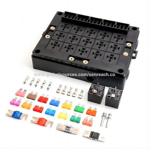 Buy Wholesale China Auto Relay Fuse Box With 30 Slots Panels & Relay ...