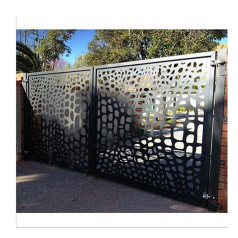 Bulk Buy China Wholesale Aluminium Laser Cut Gates Perforated Garden ...