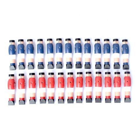 13pcs Solid Wood Men Foosball Players Set Foosball Replacement Parts ...