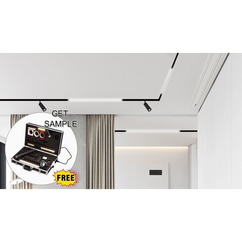 Buy Wholesale China Erdu Black White 48v Mini Magnetic Track Light ...