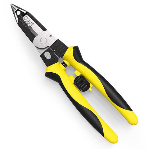 7-in-1 Multifunction Pliers 8 Inch Wire Stripper And Cable Cutter ...