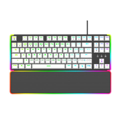 Buy Wholesale China St-mk12 Rgb Tkl Mechanical Keyboard With Side ...