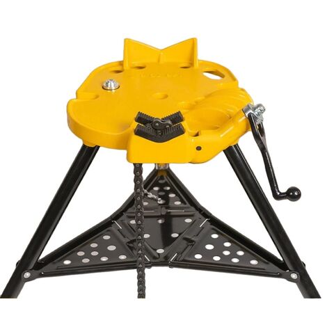 Tri-stand Chain Vise For 1/8"-6" Pipe Support H401 Larger Work Surface ...