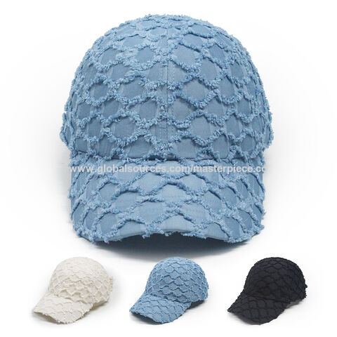 Buy Wholesale China Custom Women Girls Cap New Plaid Jacquard Chiffon ...