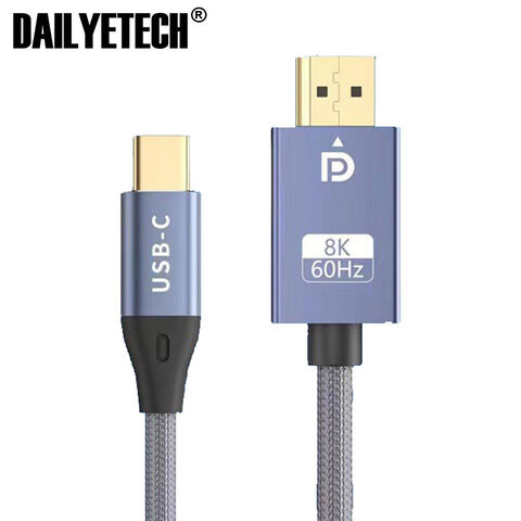 Buy China Wholesale 2m Usb C To Displayport Cable 8k60hz Type C To Dp 1 ...